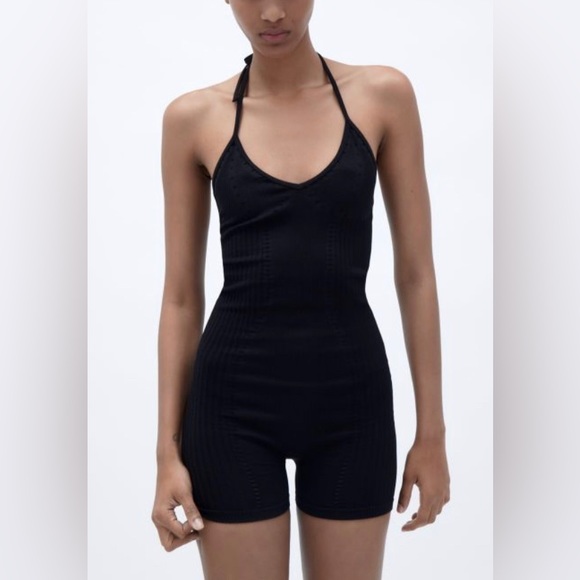 Zara | Pants & Jumpsuits | Nwt Zara Limitless Contour Collection Ribbed ...